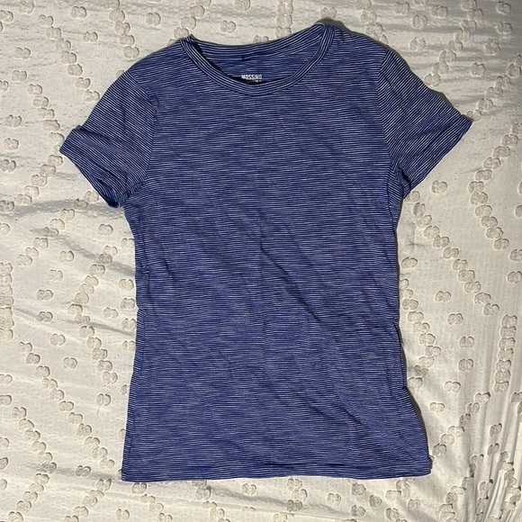 Mossimo Supply Co. | Tops | Mossimo Blue White Striped Tee | Poshmark